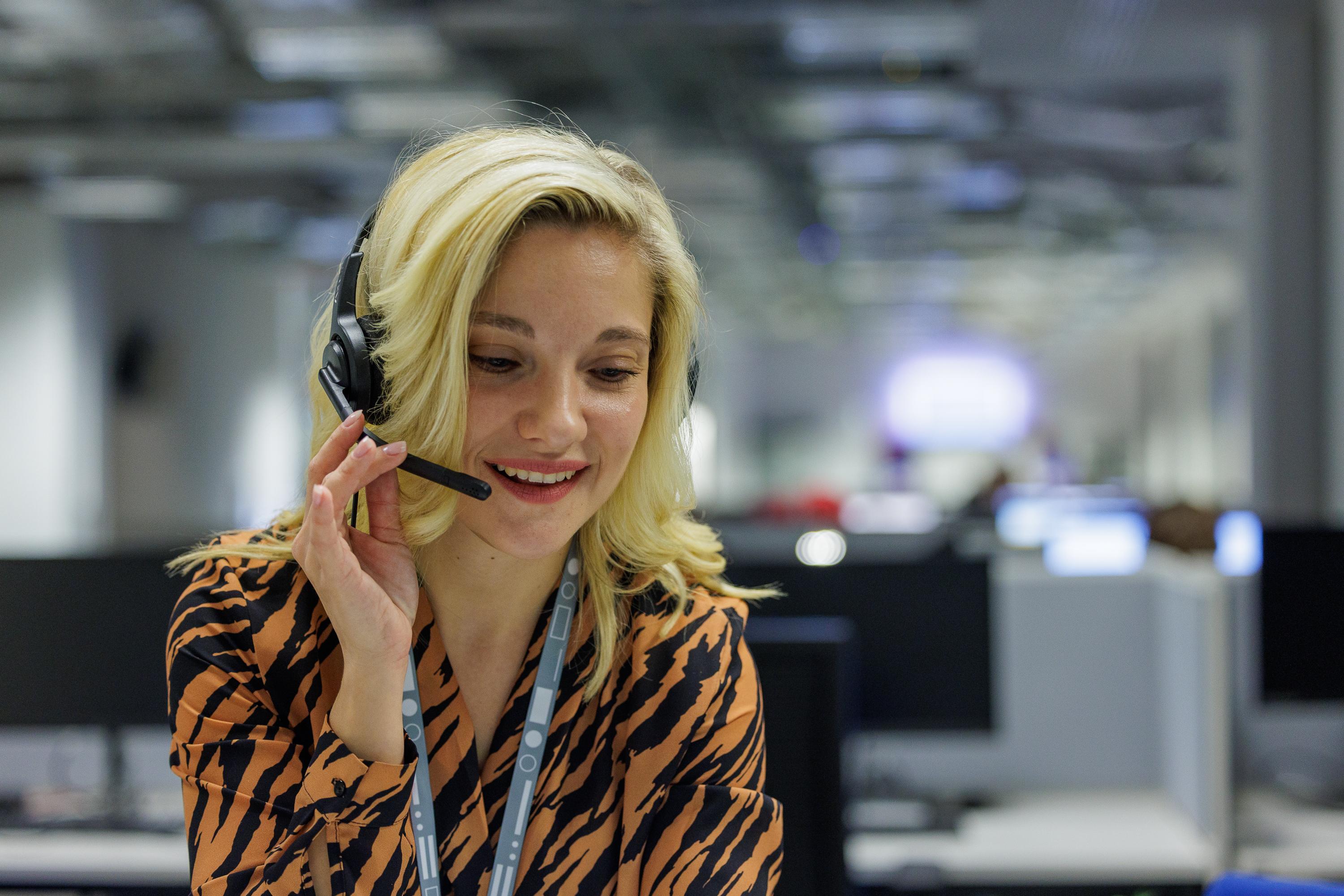 Transcom app open in laptop